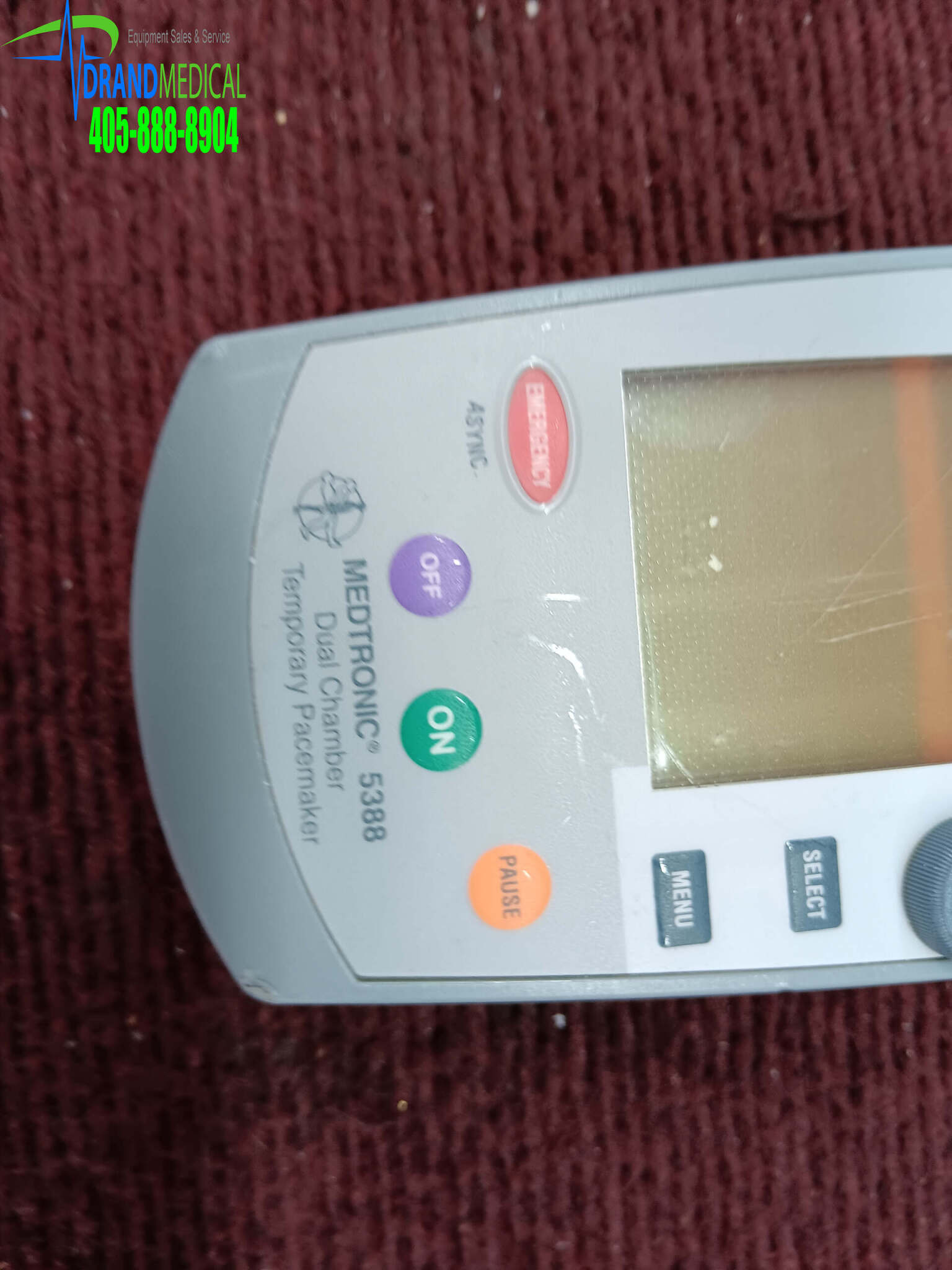 Medtronics 5388 Daul Chamber Temporary Pacemaker Unit 3 - Medsold