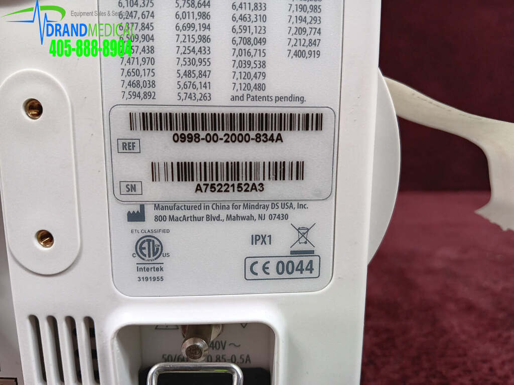 Mindray Datascope Accutorr V Patient Monitor - Medsold