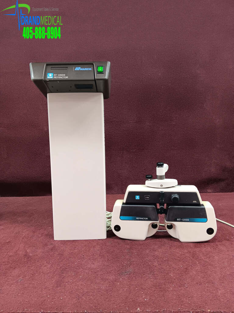 Nidek RT-1200S With Nidek RT-1200 Refractor Phoropter W/ Control Panel ...