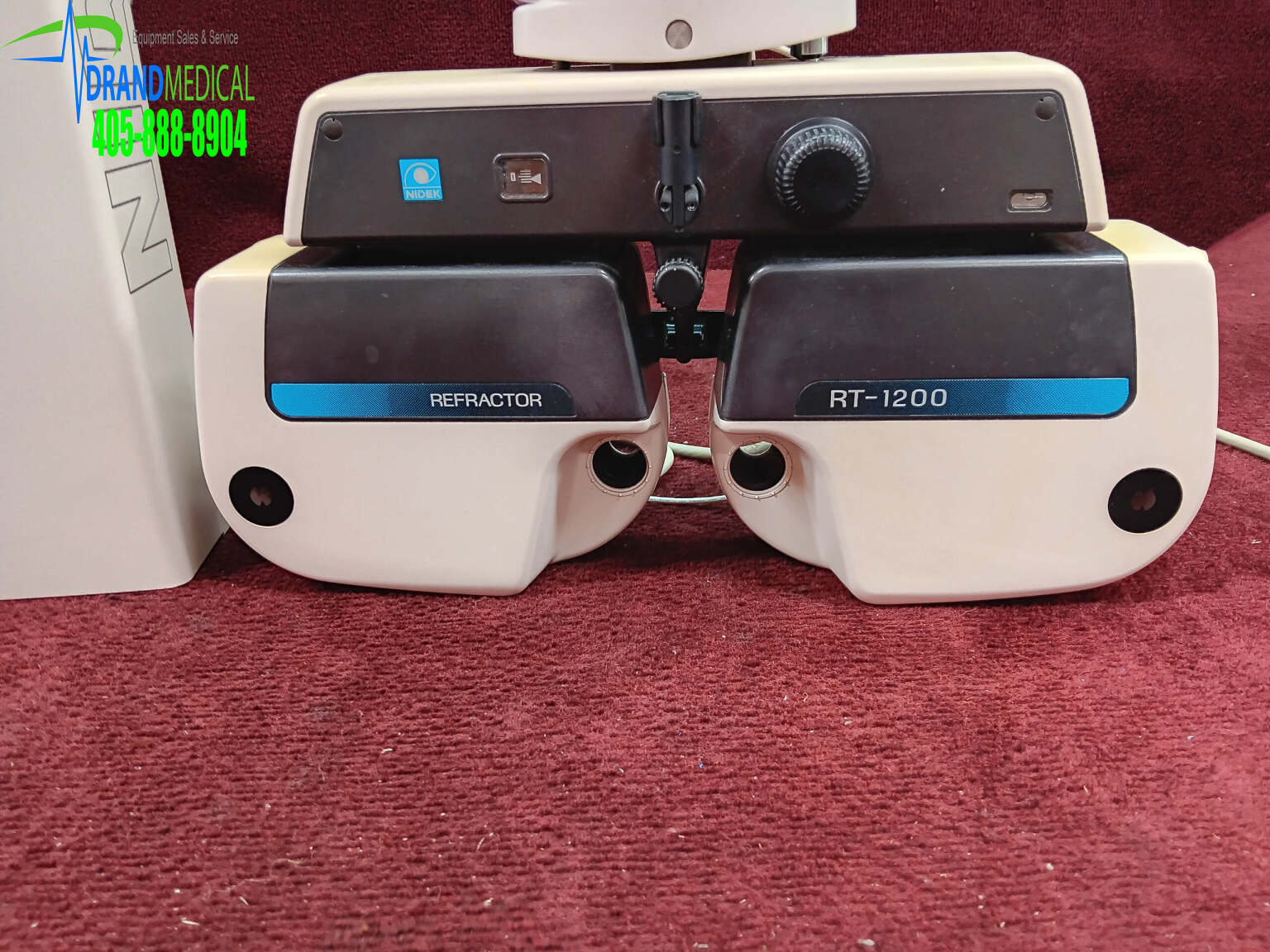 Nidek RT-1200S With Nidek RT-1200 Refractor Phoropter W/ Control Panel ...