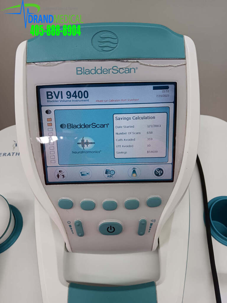 Verathon bladder scanner BVI 9400 W/ 0570-0351 and battery Unit 3 - Medsold