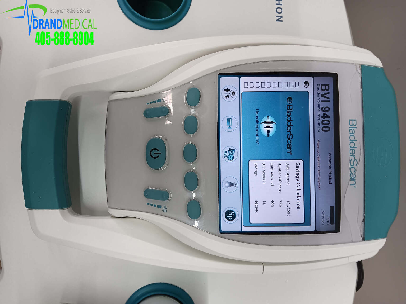 Verathon bladder scanner BVI 9400 W/ 0570-0351 Unit 4 - Medsold