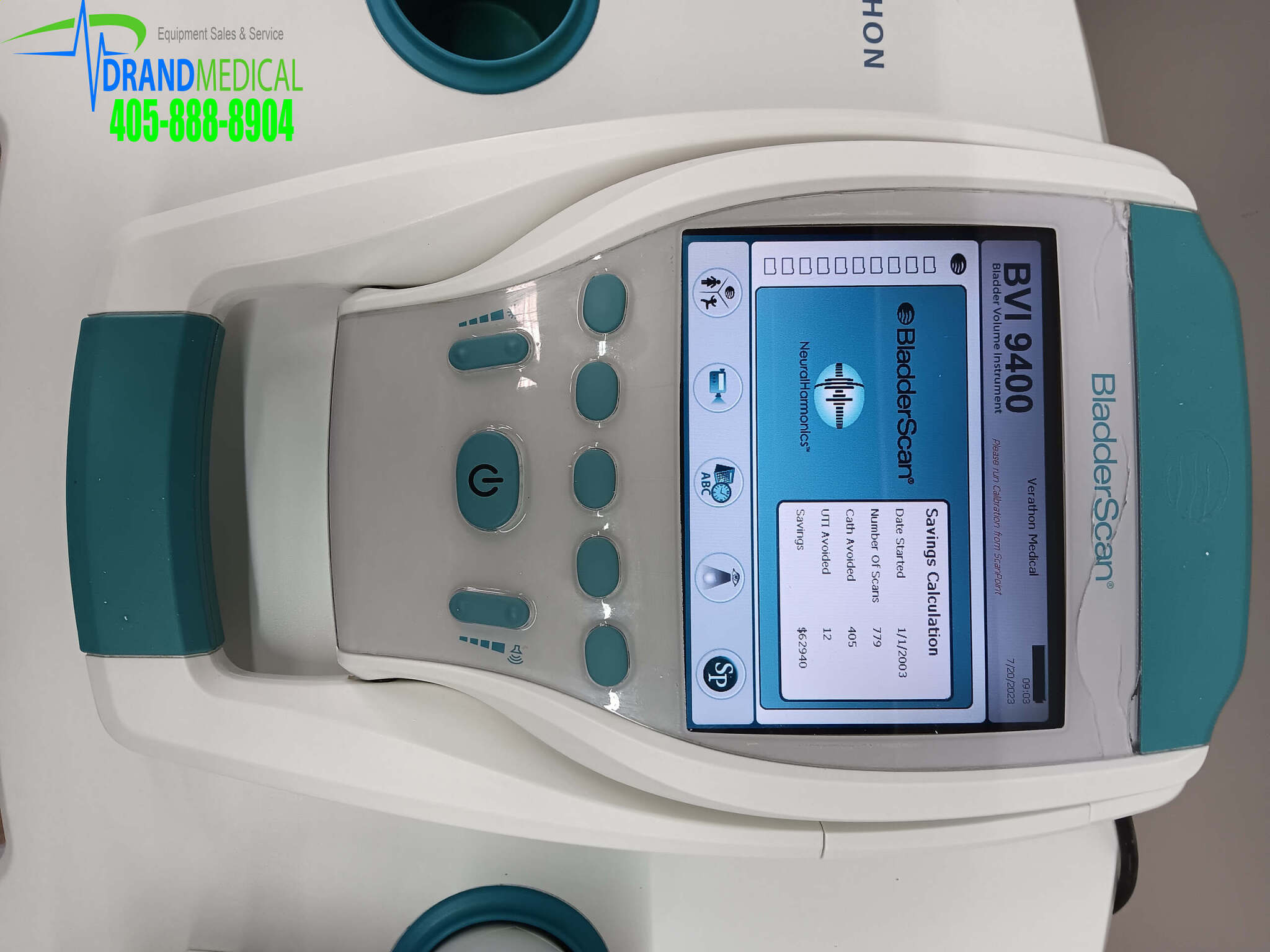 Verathon bladder scanner BVI 9400 W/ 0570-0351 Unit 4 - Medsold