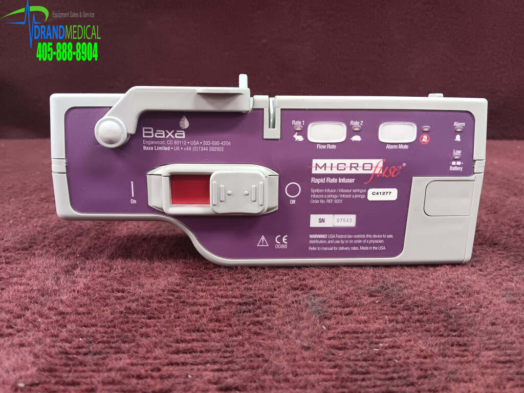 Baxa Micro Fuse Rapid Rate Infuser - Medsold