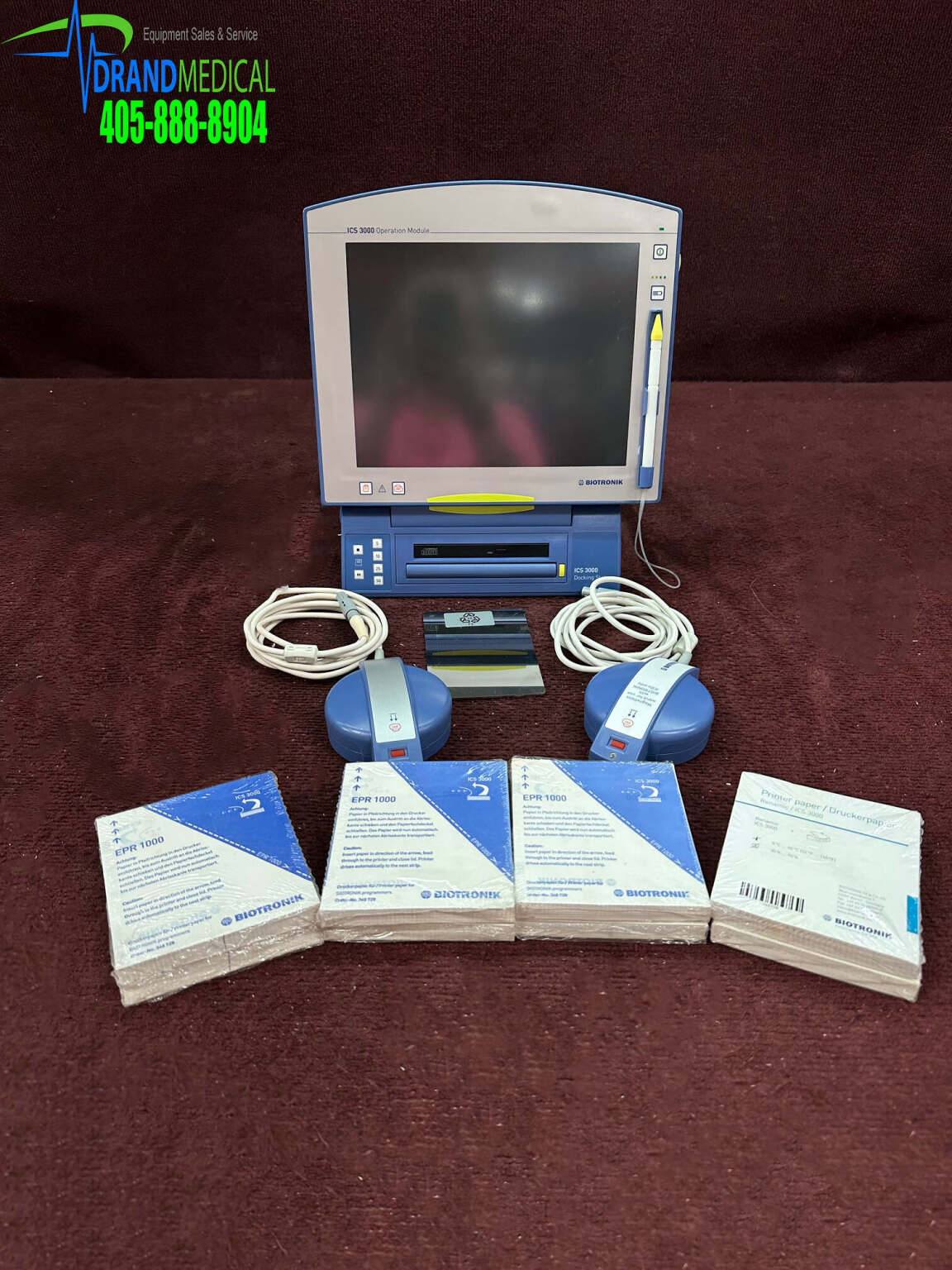 BIOTRONIK ICS 3000 programmer with Carry bag & Accessories - Medsold