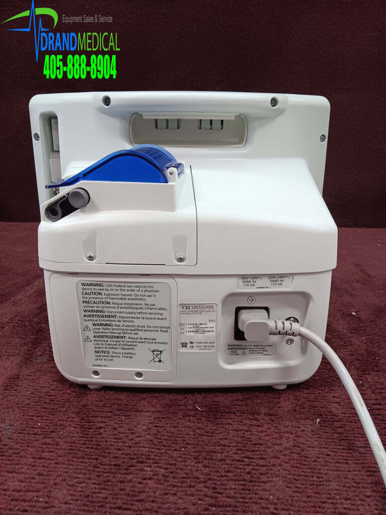 CSI Criticare Ngenuity 8100E series 8100EP Patient Monitor with Printer ...