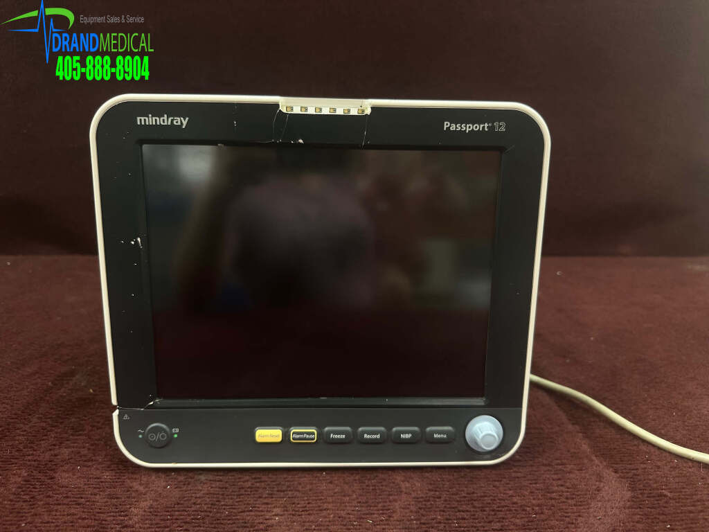 Mindray Passport 12 Monitor EKG NIBP Masimo SPO2 - Medsold