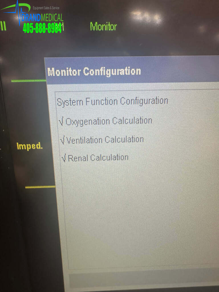 Mindray Passport 12 Monitor EKG NIBP Masimo SPO2 - Medsold