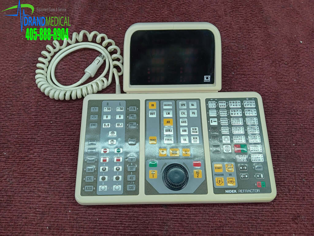 Nidek Marco RT-1200S Refractor Control box - Medsold