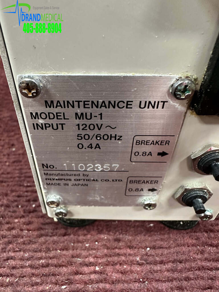 Olympus MU-1 Endoscope Maintenance Unit - Medsold