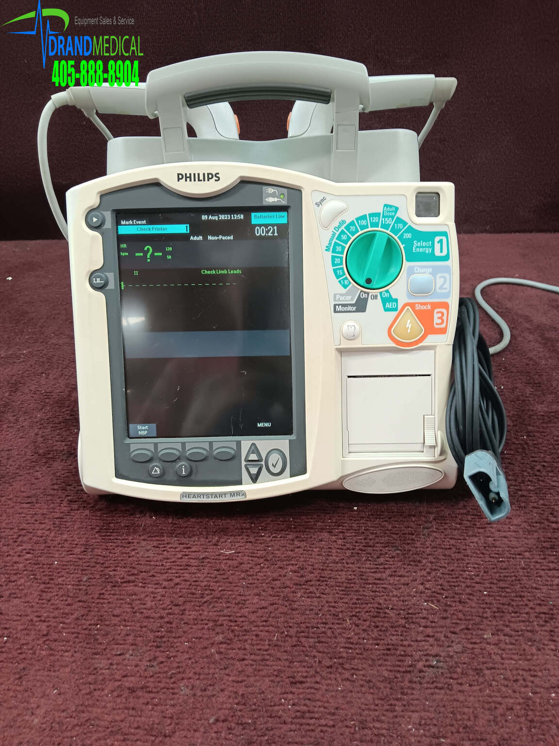 Philips 12-Lead MRx Heartstart Defibrillator Monitor - Medsold