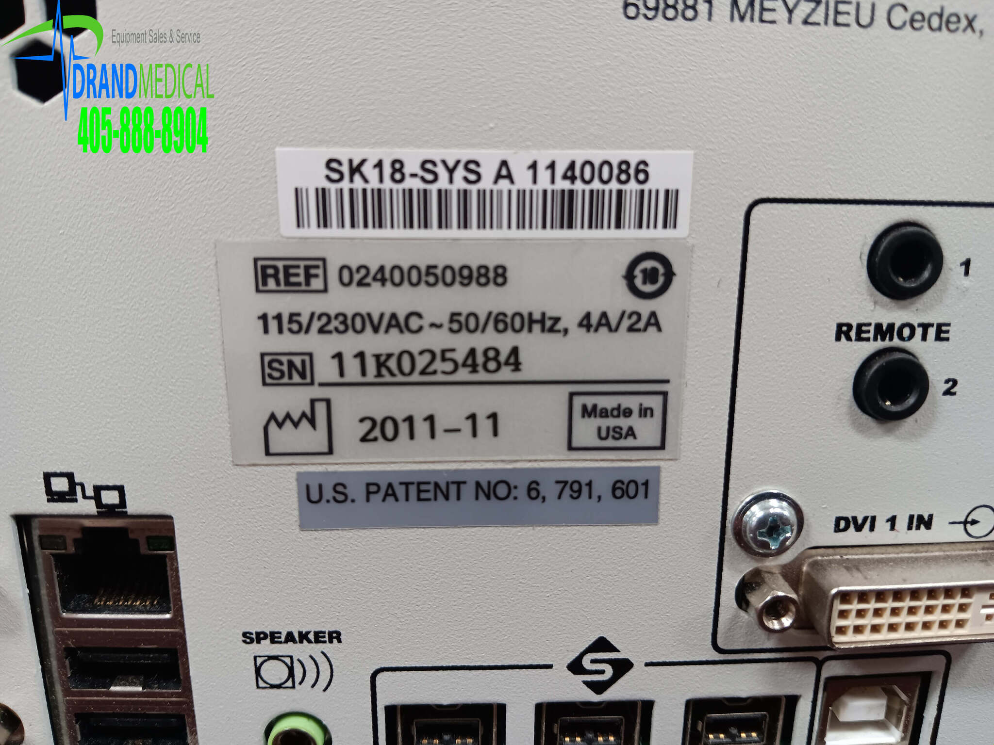 Stryker SDC Ultra HD Information Management System 0240050988 - Medsold