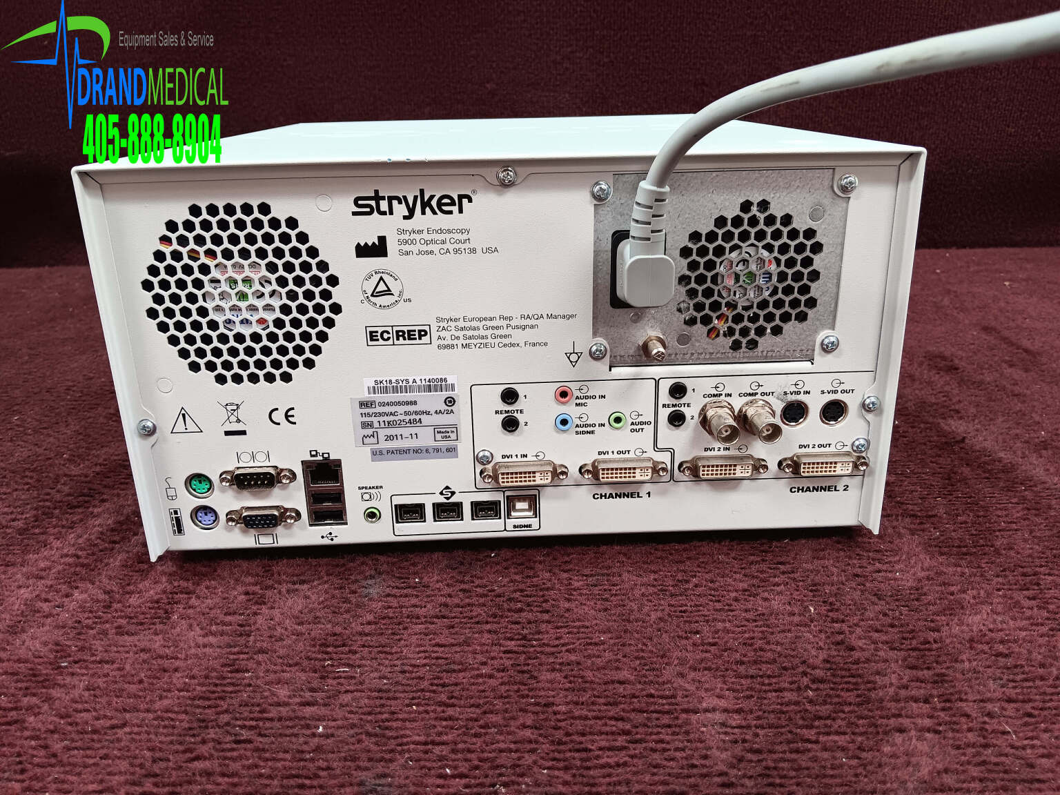 Stryker SDC Ultra HD Information Management System 0240050988 - Medsold
