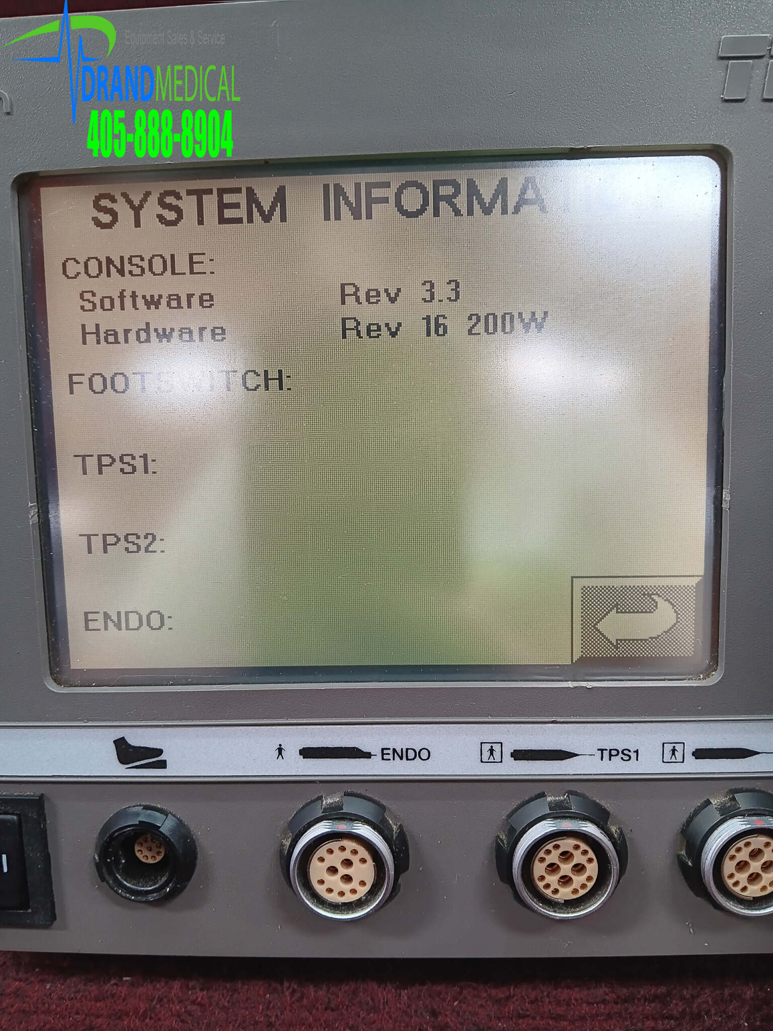 Stryker TPS Irrigation Console Surgical REF: 5100-50 - Medsold