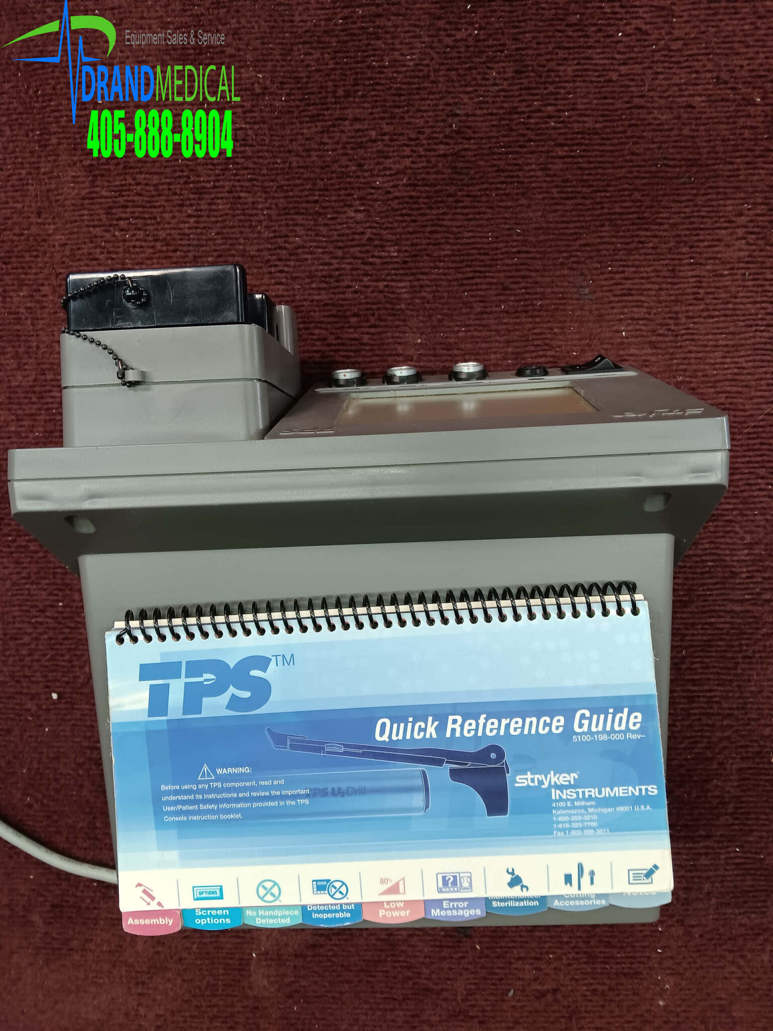 Stryker TPS Irrigation Console Surgical REF: 5100-50 - Medsold