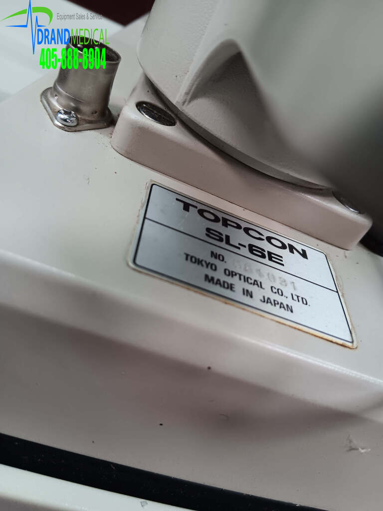 Topcon SL-6E Slit Lamp - Medsold