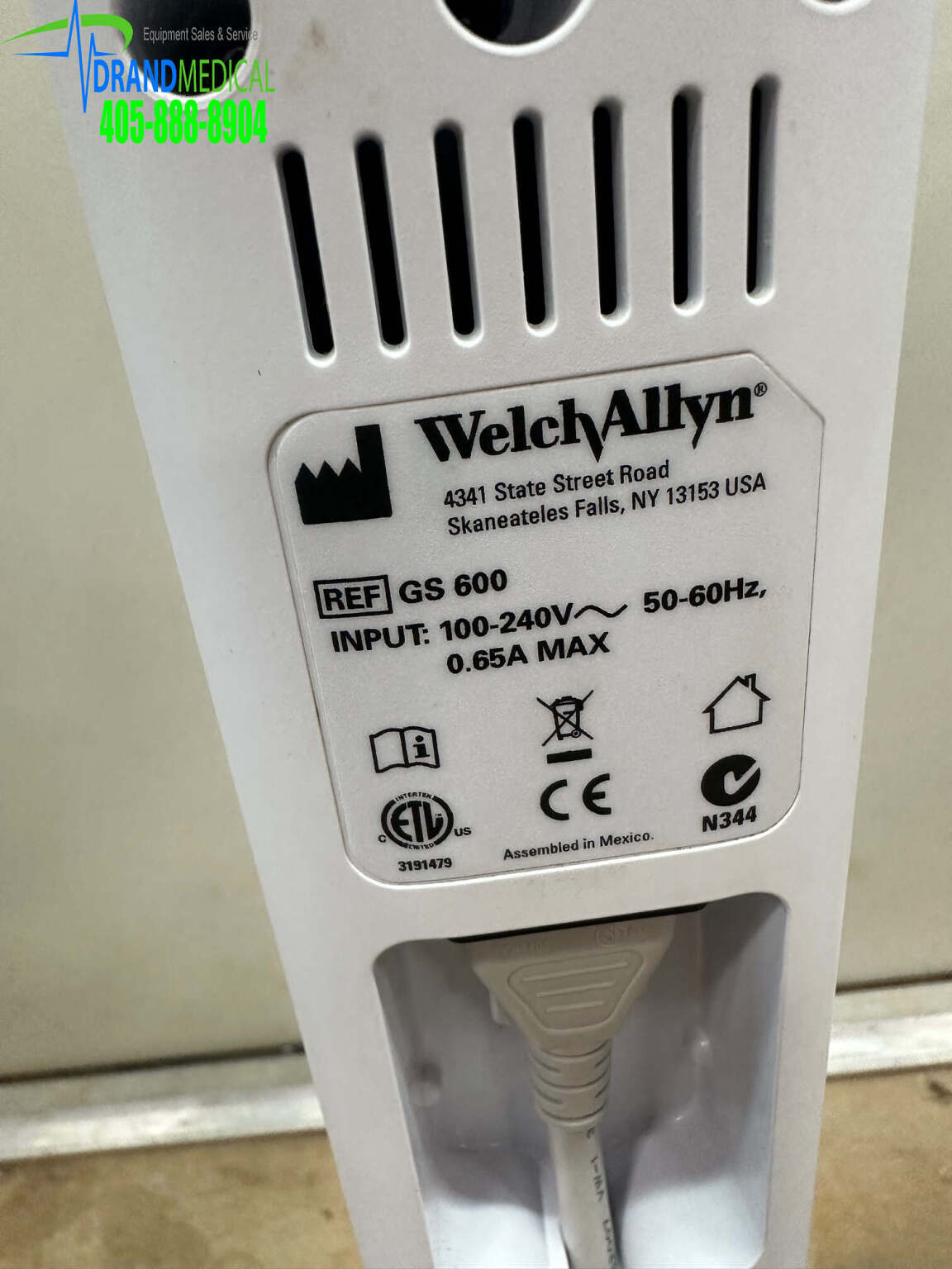 Welch Allyn GS600 Minor Procedure 3 LED Lights Green Series White ...