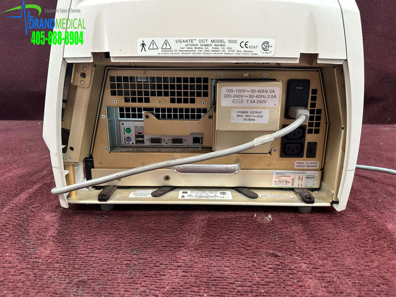 Zeiss Visante OCT 1000 Anterior Segment Imaging Model 1000 - Medsold