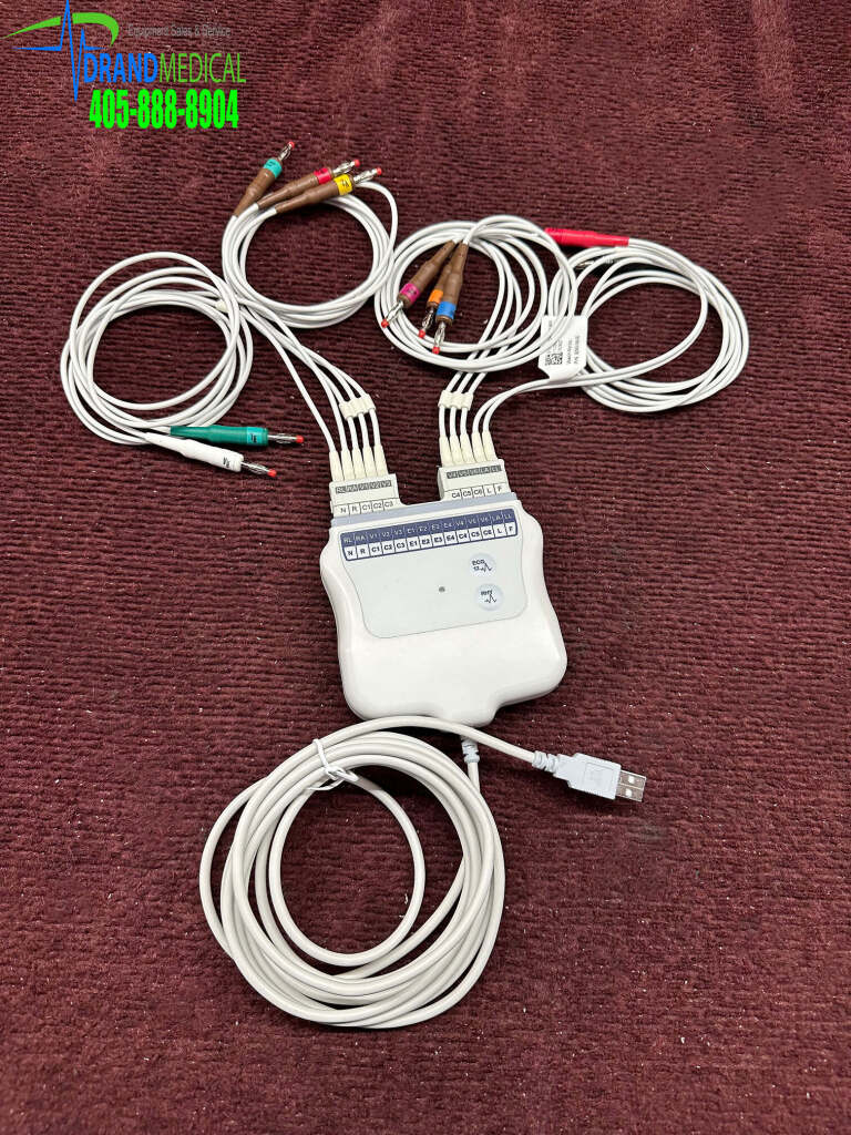 Welch Allyn Burdick ELI 230 Electrocardiograph W/ Patient Cable AM12 ...