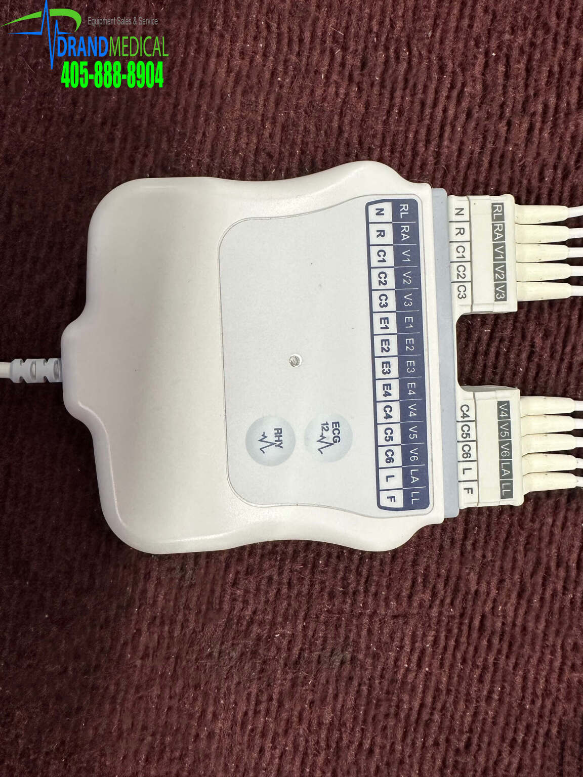 Welch Allyn Burdick ELI 230 Electrocardiograph W/ Patient Cable AM12 ...