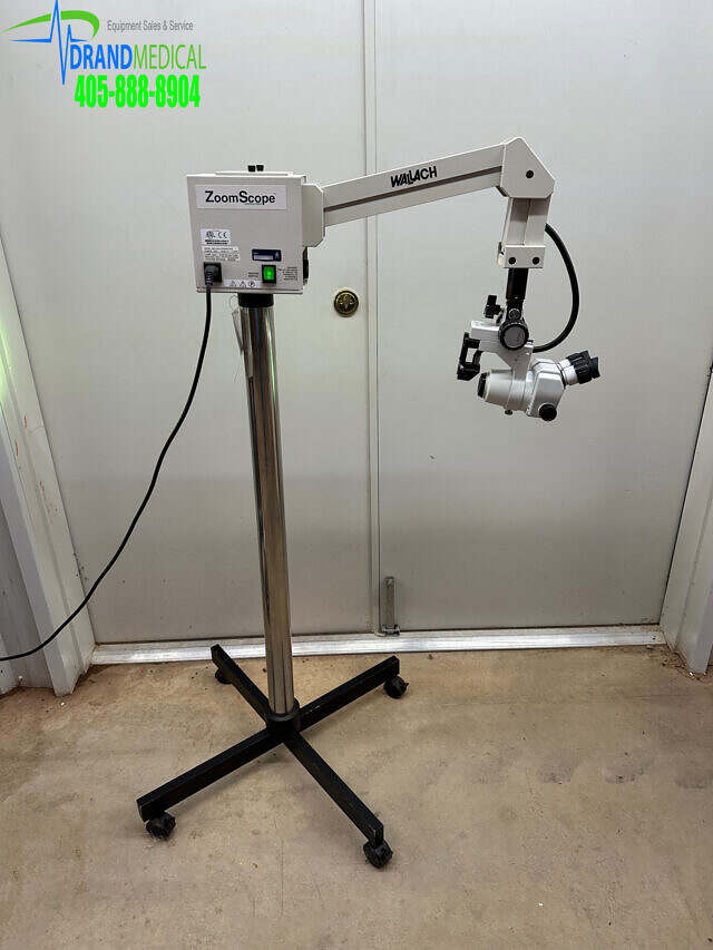 Wallach Zoomscope Quantum Colposcope/Microscope Fiber Optics and Nikon ...
