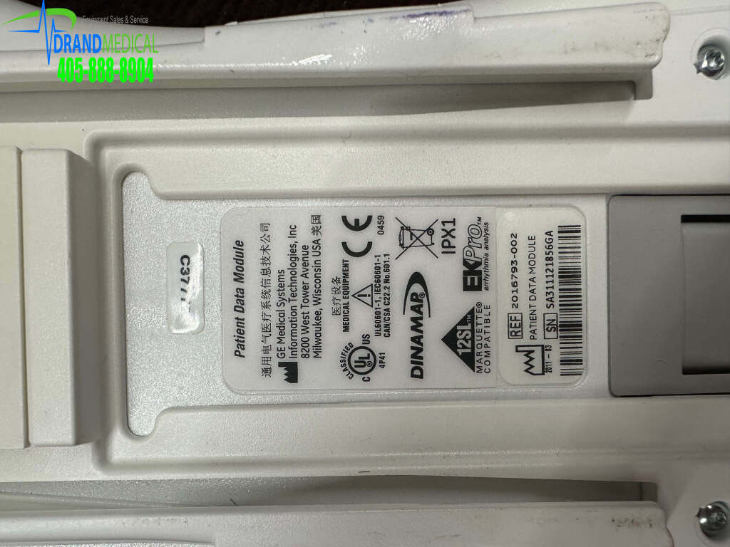 GE Carescape B650 Patient Monitor w GE PDM Module & GE E-CAIO-00 Module ...