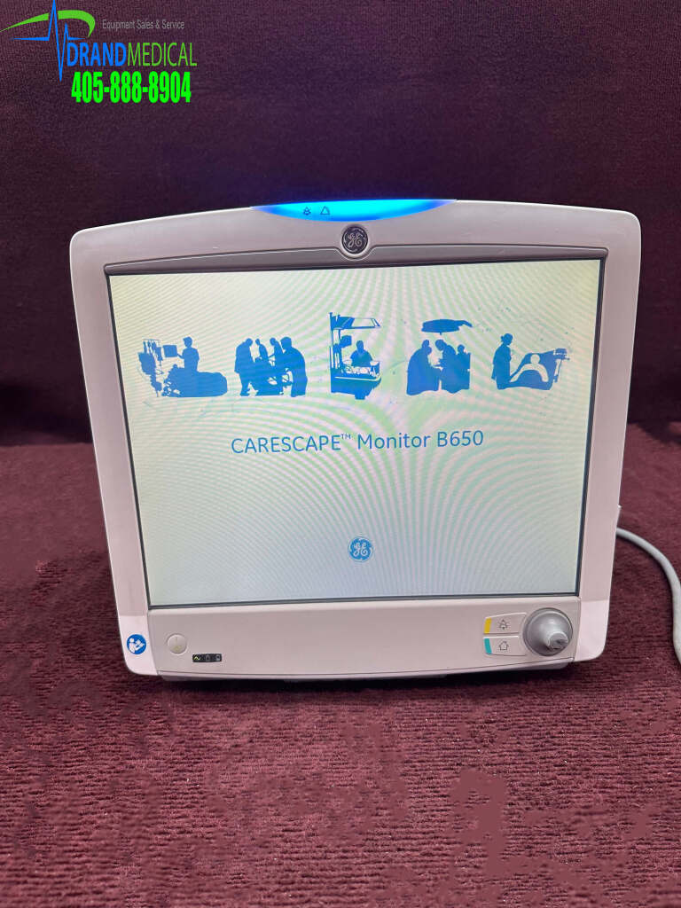 GE Carescape B650 Patient Monitor w GE PDM Module & GE E-NSATX - Medsold