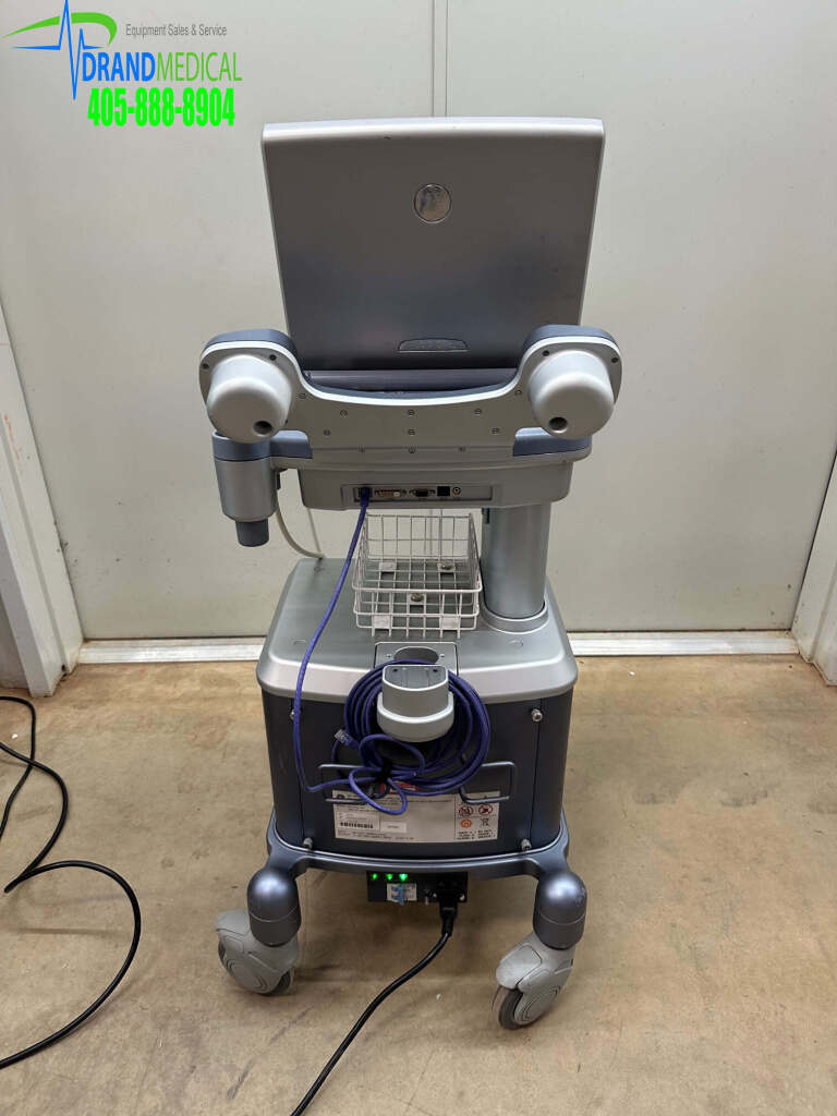 GE Logiq E Ultrasound System With 1 Probe 12L and Docking Cart - Medsold