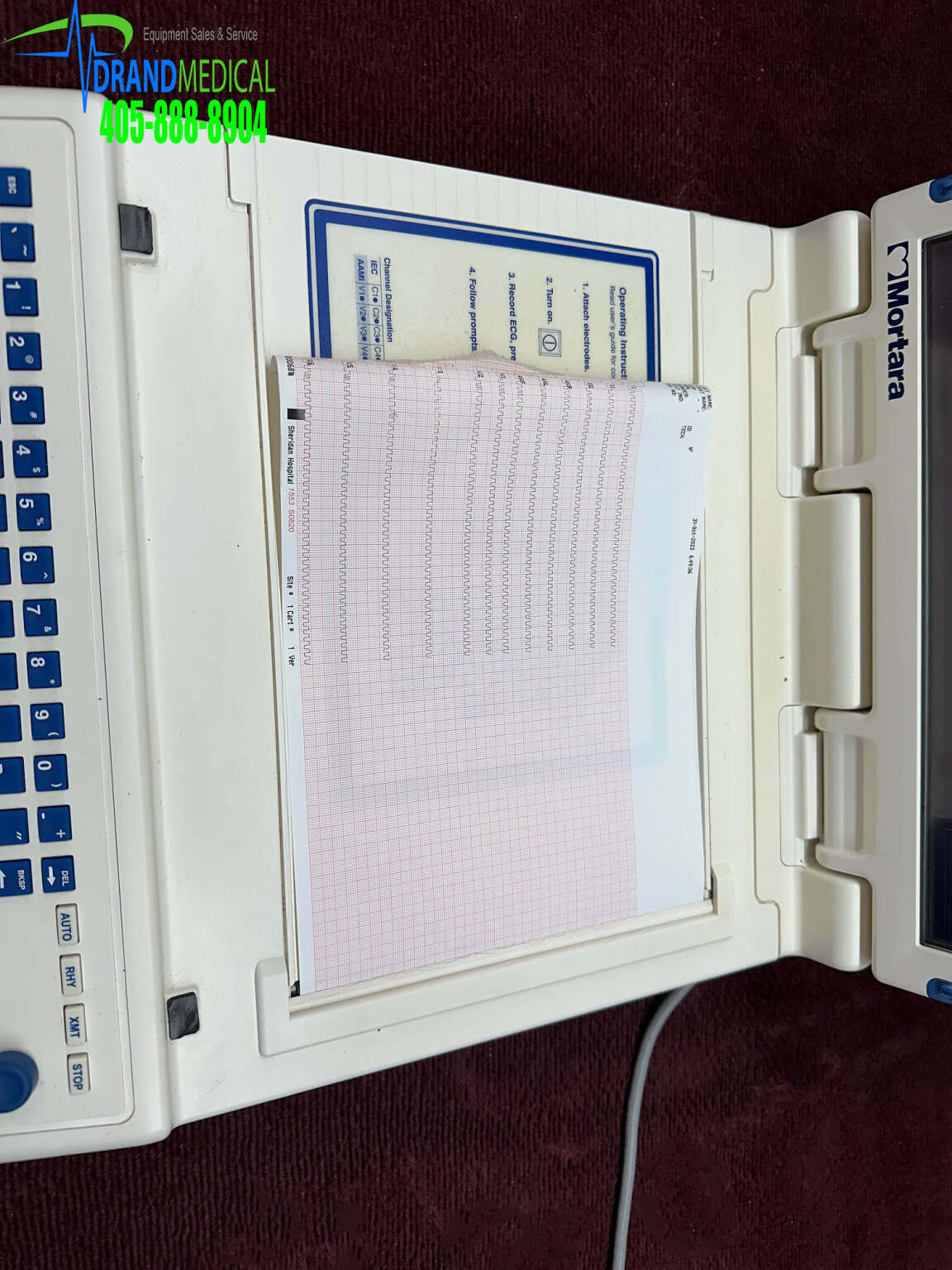 Mortara ELI 350 EKG / ECG Machine - Medsold