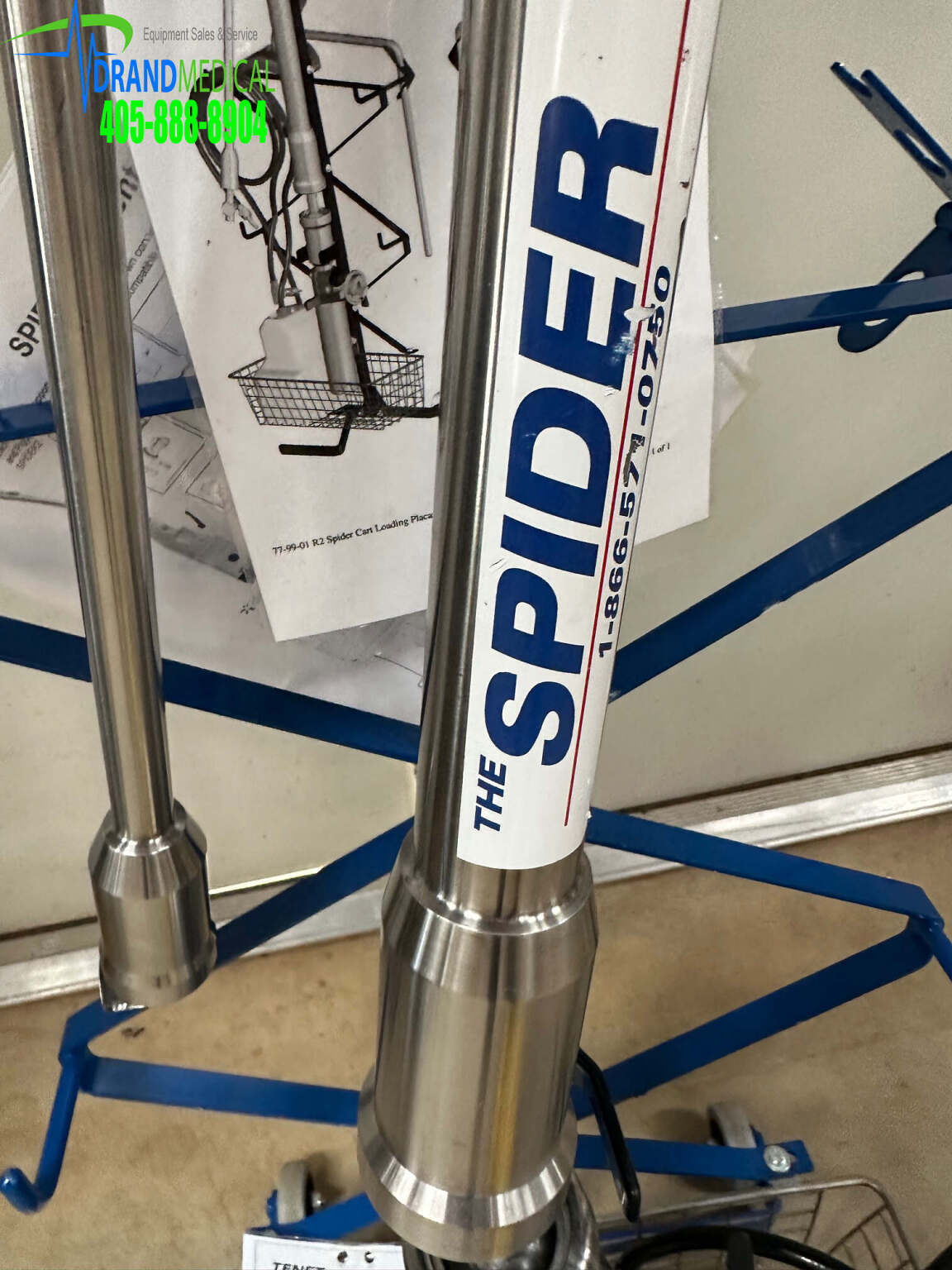 Smith & Nephew Tenet Spider Limb Positioner with Foot Pedal - Medsold