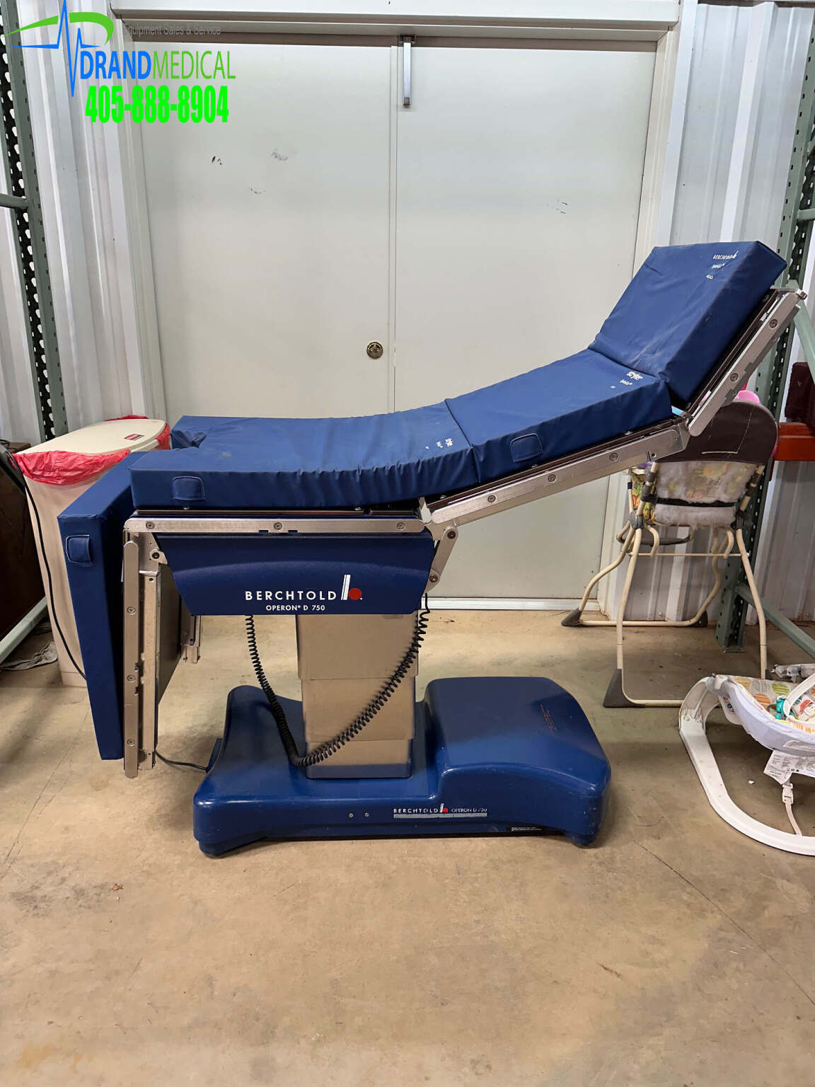 Berchtold Operon D 750 Surgical Table W/ Pads - Medsold