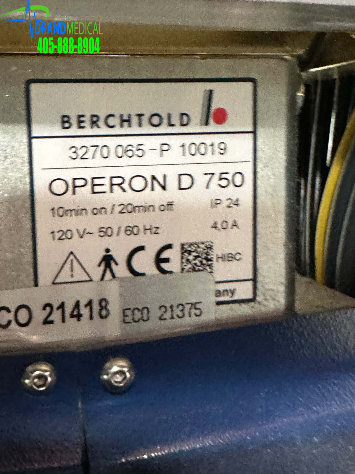 Berchtold Operon D 750 Surgical Table W/ Pads - Medsold