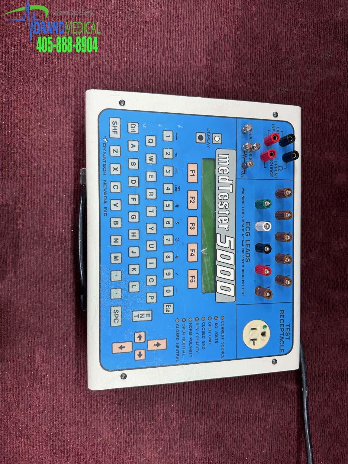 DYNATECH NEVADA MedTester 5000 Auto Electrical Safety Analyzer - Medsold