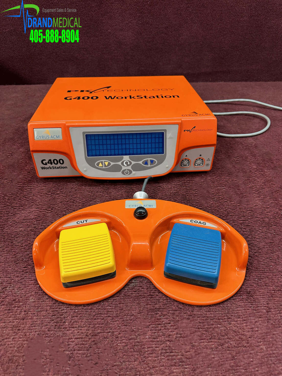 Gyrus ACMI G400 Model#777000 Generator PK Technology with Footswitch ...