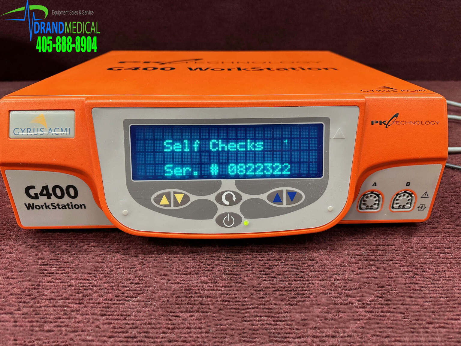 Gyrus ACMI G400 Model#777000 Generator PK Technology with Footswitch ...