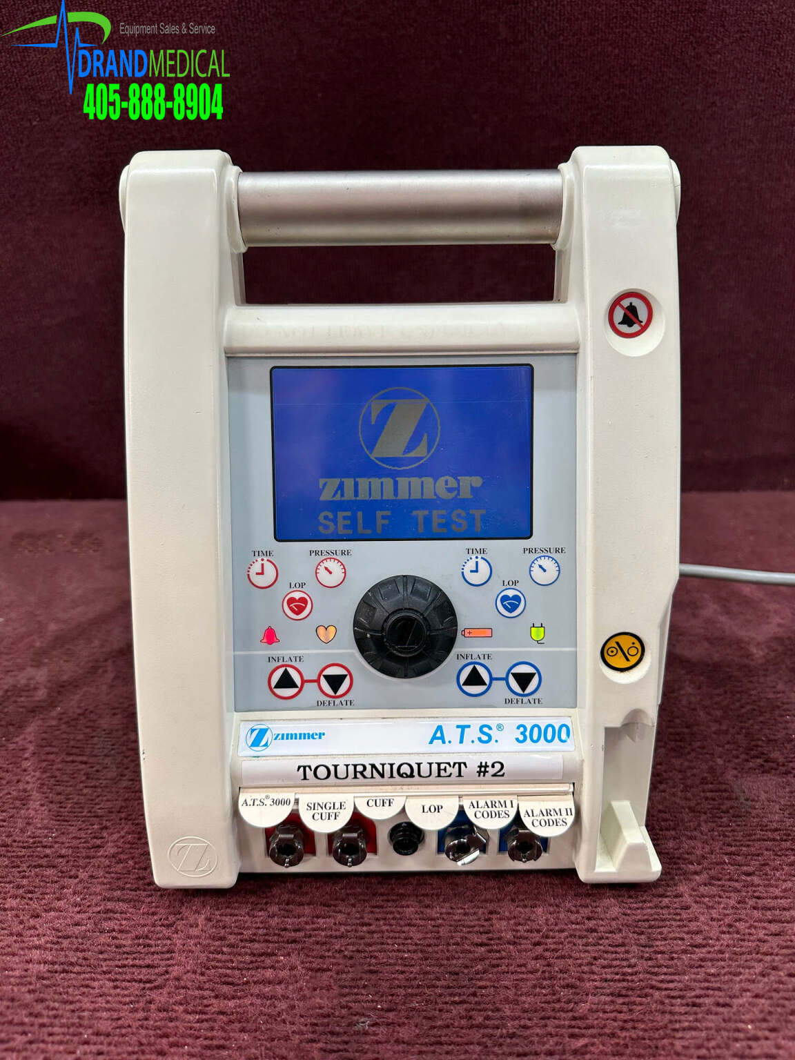 ZIMMER A.T.S. 3000 AUTOMATIC TOURNIQUET SYSTEM - Medsold