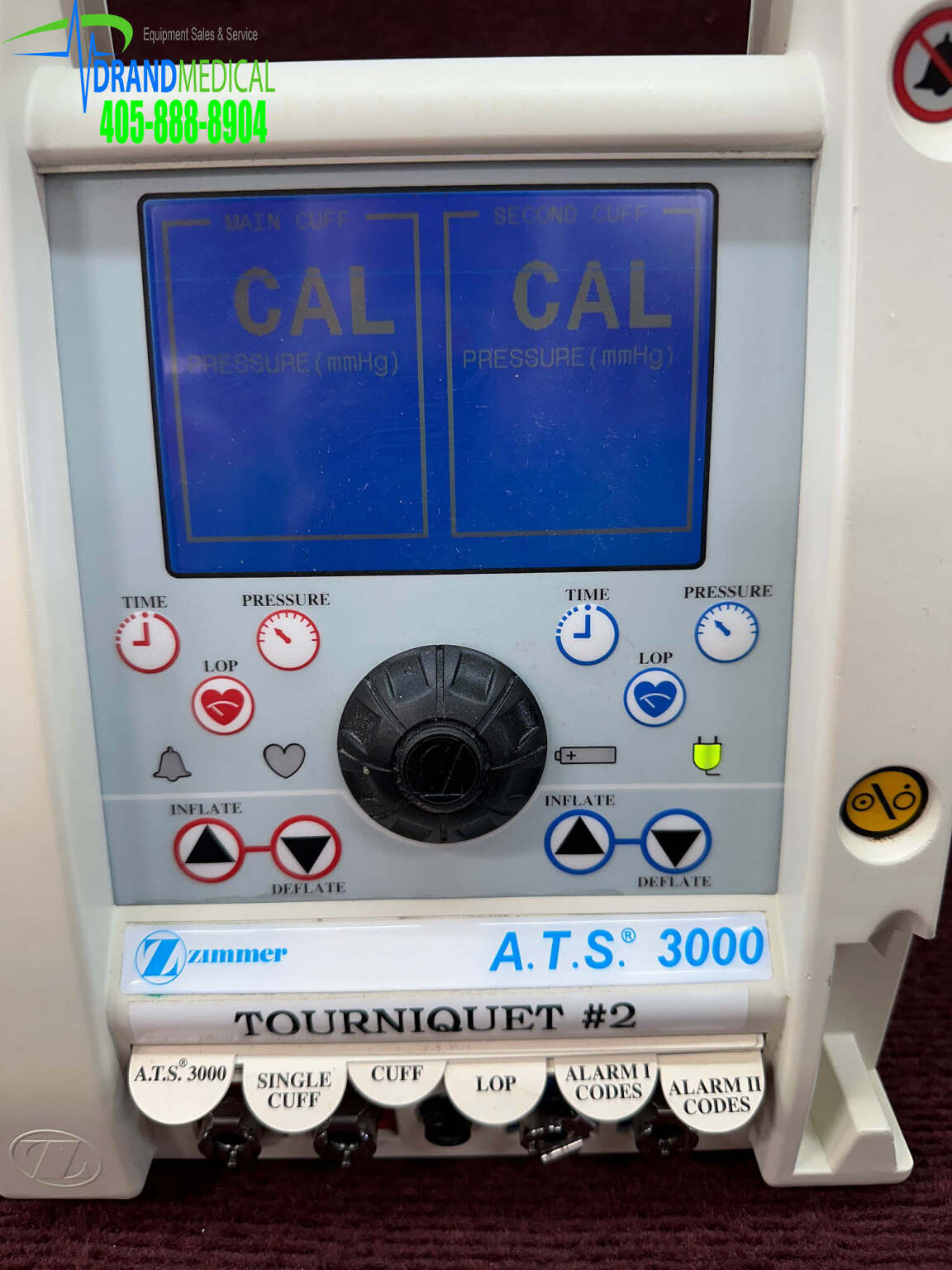 ZIMMER A.T.S. 3000 AUTOMATIC TOURNIQUET SYSTEM - Medsold