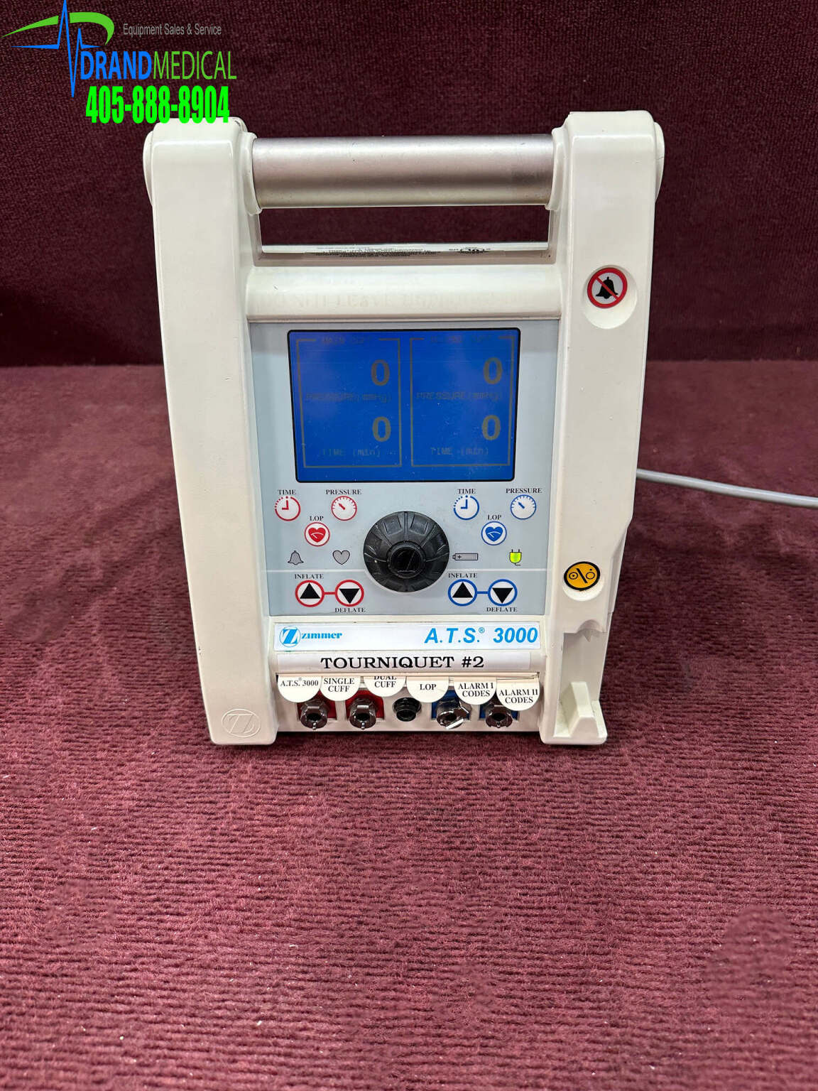 ZIMMER A.T.S. 3000 AUTOMATIC TOURNIQUET SYSTEM - Medsold