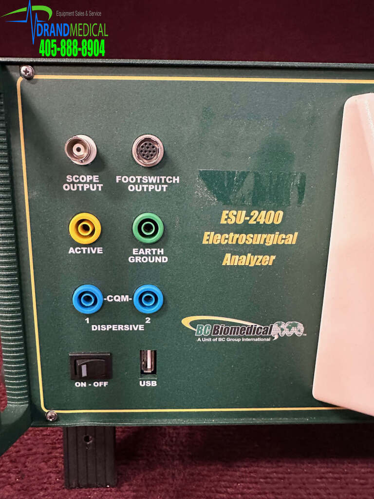BC Biomedical ESU-2400 Electrosurgical Analyzer Model: ESU-2400H - Medsold
