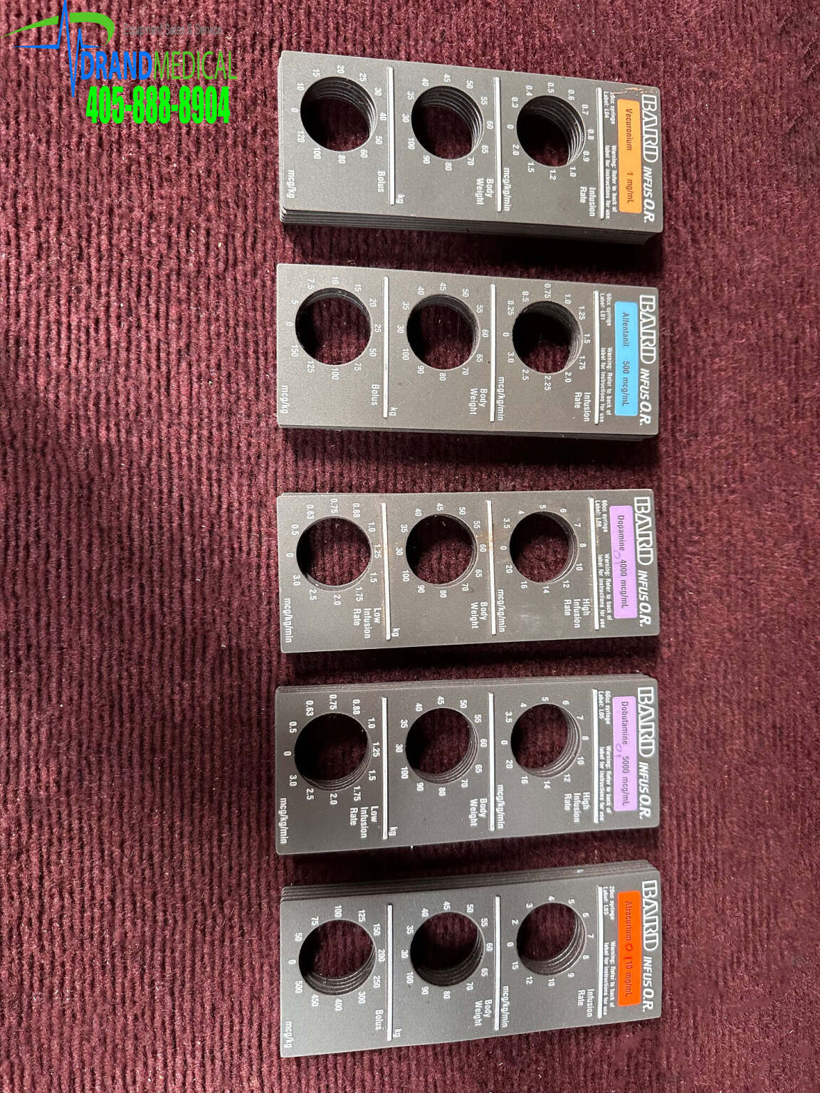 Baxter Bard InfusOR Magnetic Smart Label, Esmolol - Medsold