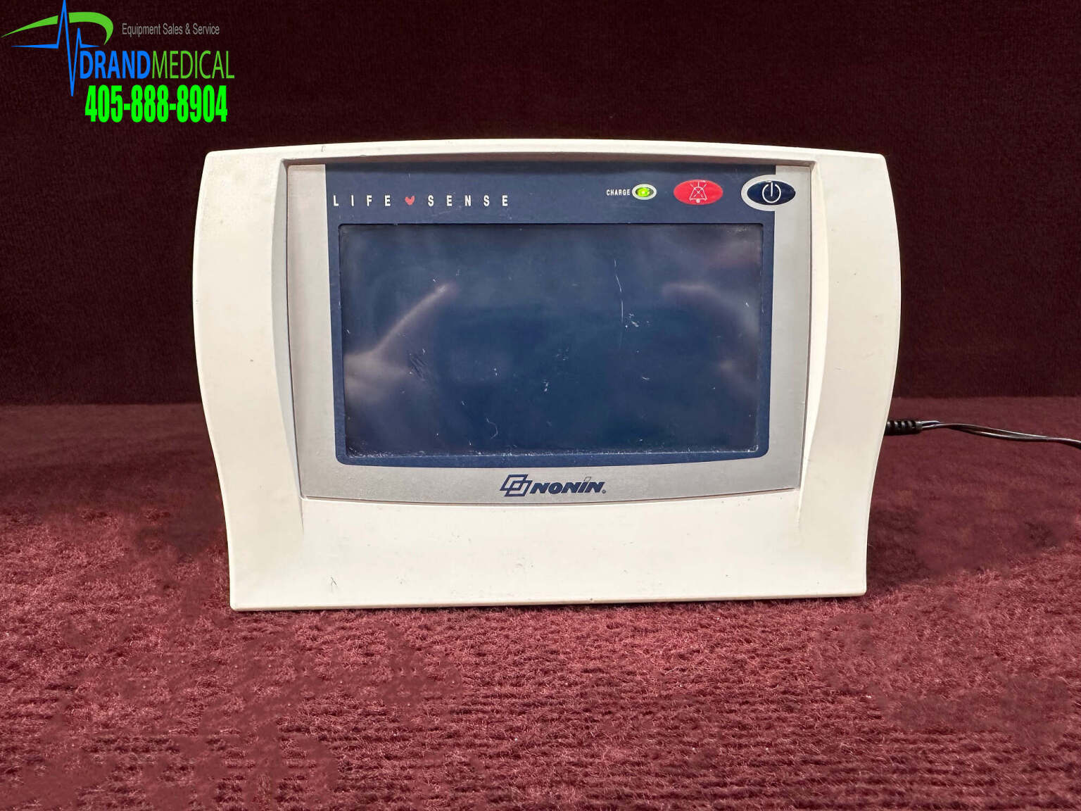 Nonin Life Sense Capnography Pulse Oximeter Monitor Model LS1-9R - Medsold