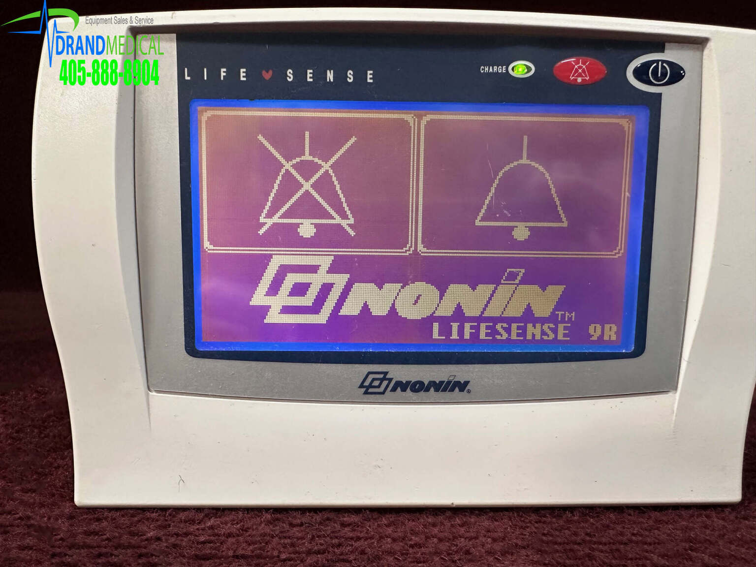 Nonin Life Sense Capnography Pulse Oximeter Monitor Model LS1-9R - Medsold