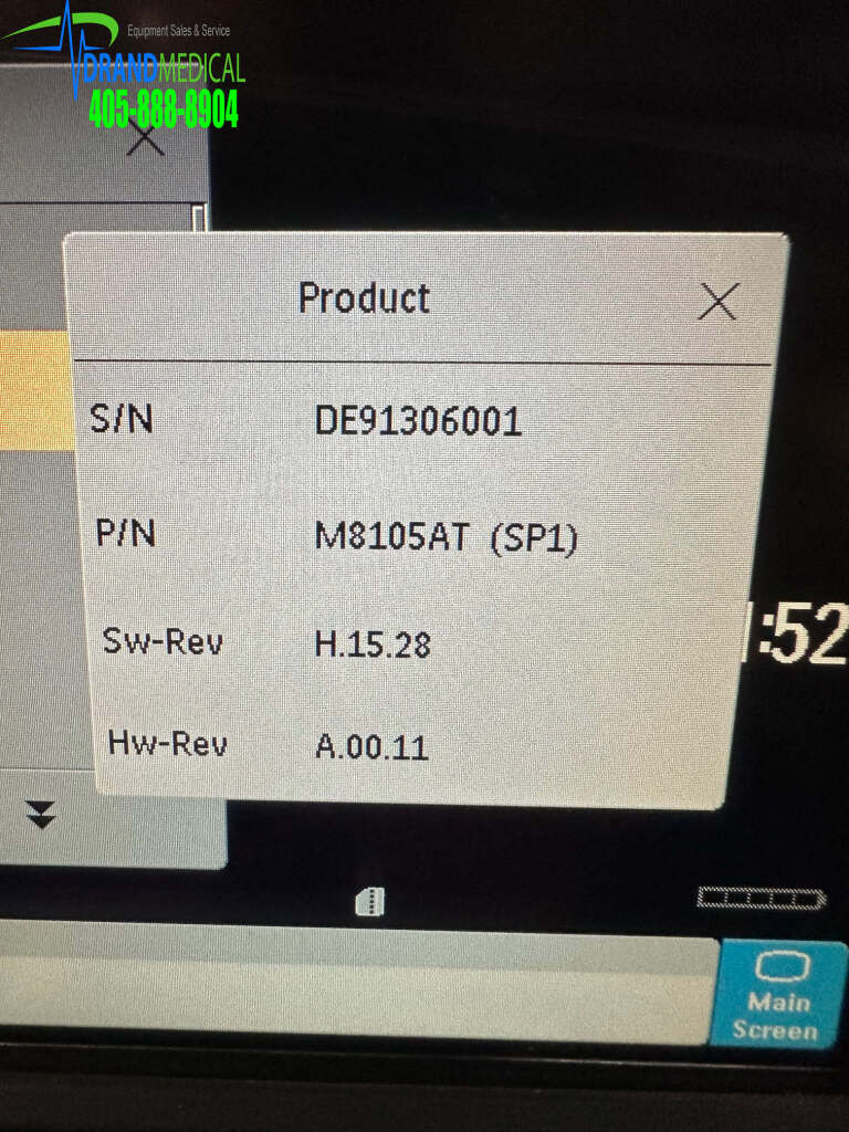 Philips IntelliVue MP5T REF: 865120 SN: DE91306001 (A4-5) - Medsold