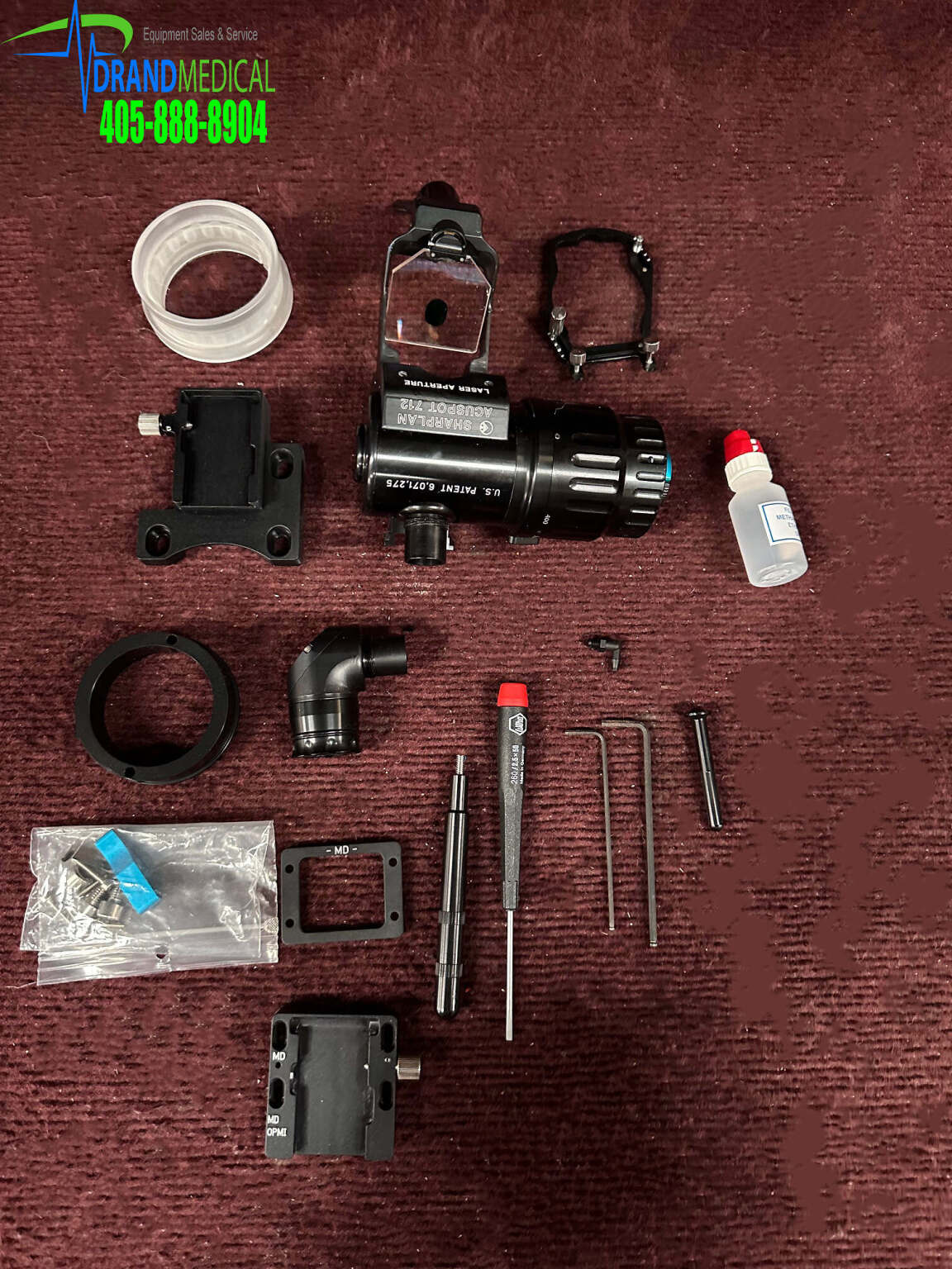 SHARPLAN MICROSLAD 712 AcuSpot Micromanipulator LASER APERTURE ...