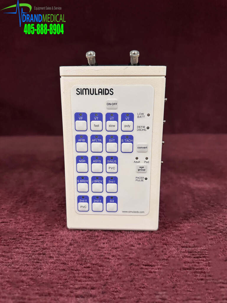 Simulaids Interactive ECG Arrhythmia Training Simulator Box - Medsold