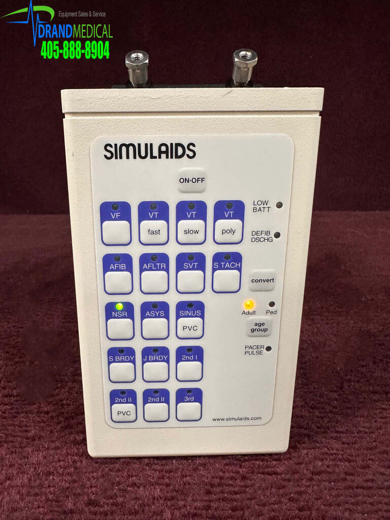 Simulaids Interactive ECG Arrhythmia Training Simulator Box - Medsold