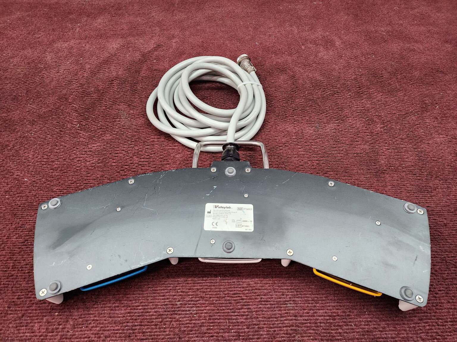 Valleylab Force Triad FT6003 Three Pedal Footswitch - Medsold