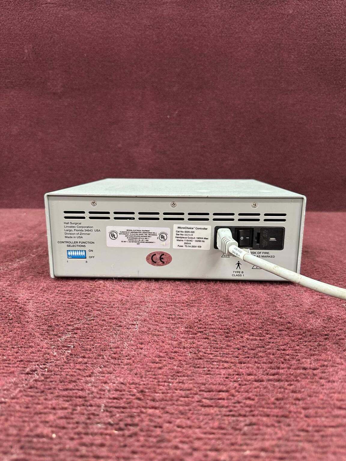 Hall Surgical Microchoice 5020-020 Instrument Console - Medsold