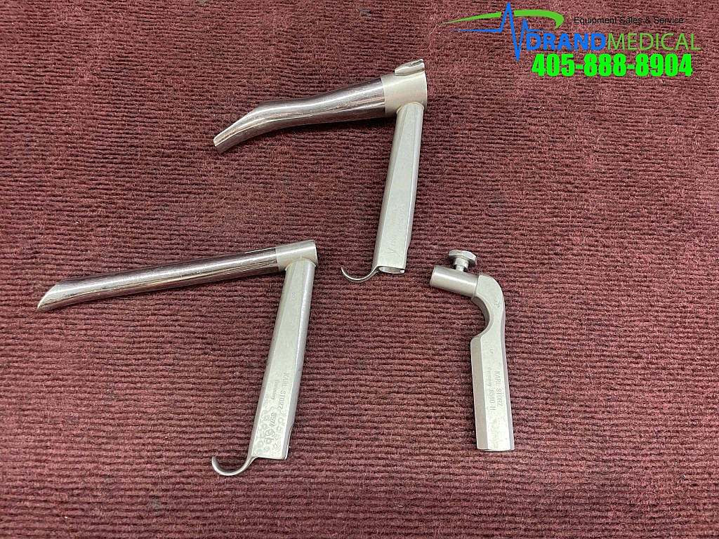 Karl Storz Laryngoscope Set - 8587 A, 8574 A, 8580 H, (E6-2) - Medsold