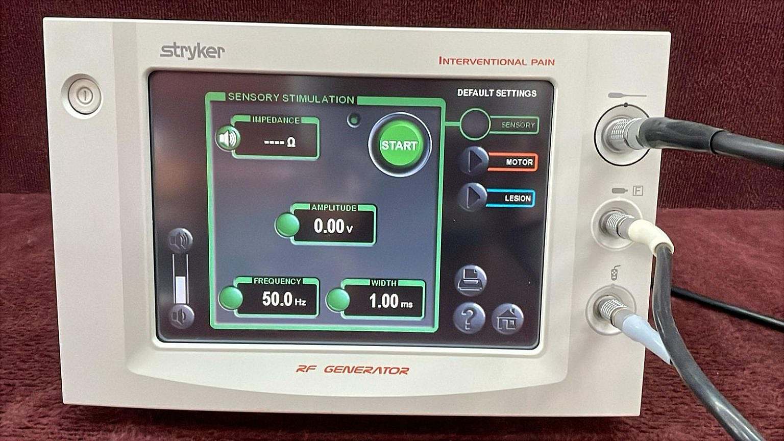 Stryker 406-800 RF Generator w/Cables, Footswitch & Manual ...